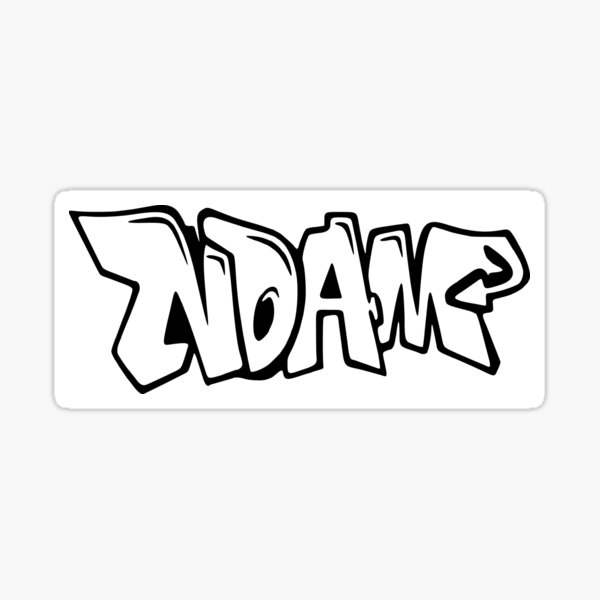 "Noam - Graffiti Name Design" Sticker for Sale by NameThatShirt | Redbubble