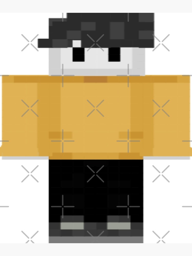 Ghostbur Minecraft Skin 2022 Poster For Sale By Posivibez Redbubble