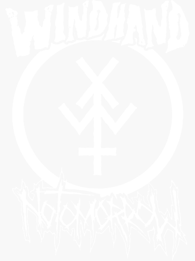 "WINDHAND BAND" Sticker for Sale by LouisaKerluke | Redbubble