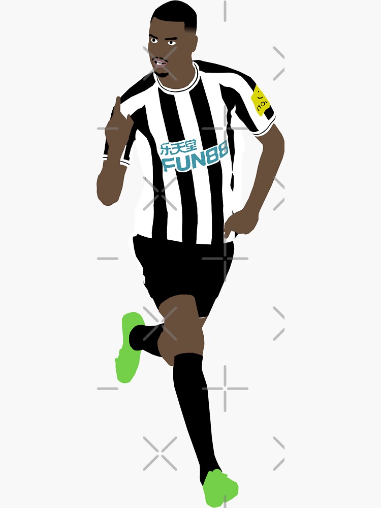 "Alexander Isak - NUFC" Sticker by Rhys40 | Redbubble