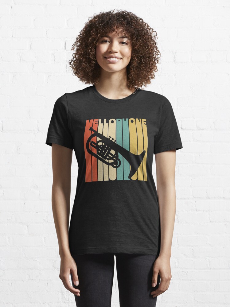 "Vintage Style Mellophone Silhouette Shirt" T-shirt for Sale by ...