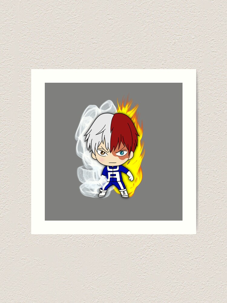 "Shoto Todoroki" Art Print for Sale by grumpy-babii | Redbubble
