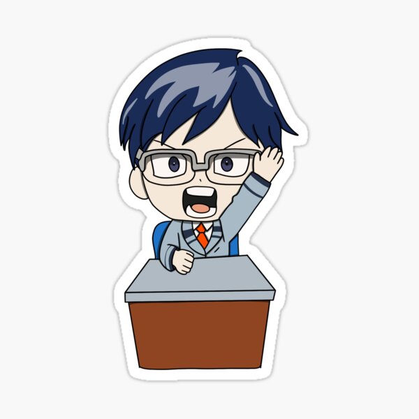 "Tenya Iida " Sticker for Sale by grumpy-babii | Redbubble