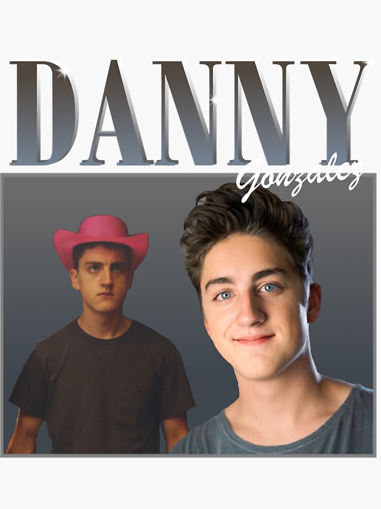 "danny gonzales " Sticker for Sale by ADYPTIVEart | Redbubble