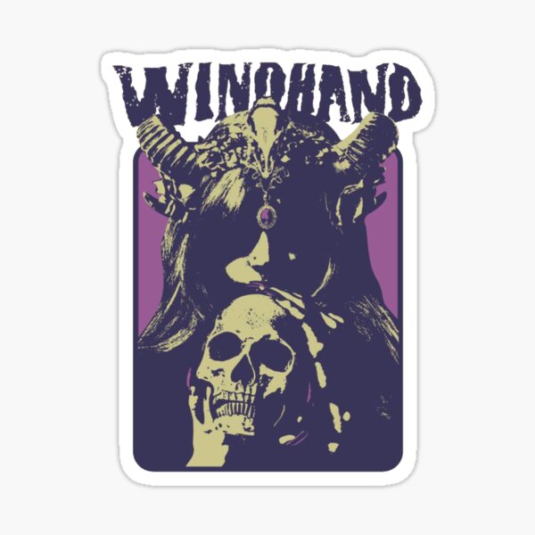 "WINDHAND BAND" Sticker for Sale by ArchibaParisian | Redbubble
