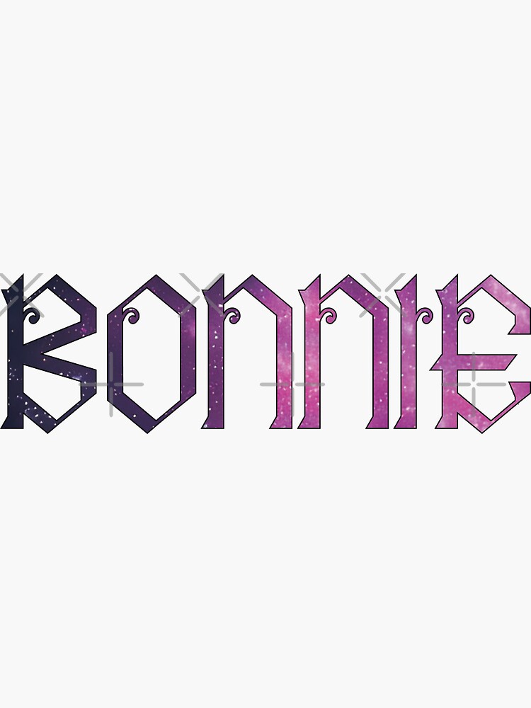 "BONNIE Name I - My name is BONNIE - typography name - Galaxy Vibe ...