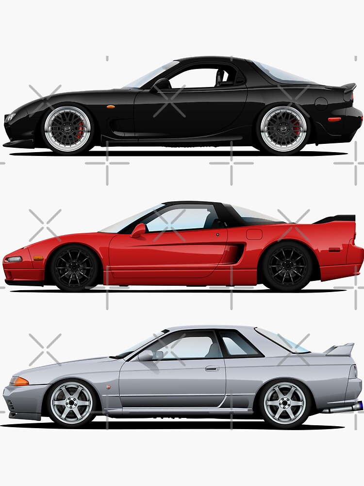 "JDM Legends" Sticker for Sale by icemanmsc | Redbubble
