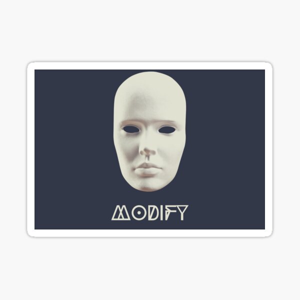 "Modify" Sticker for Sale by zohandesigns | Redbubble