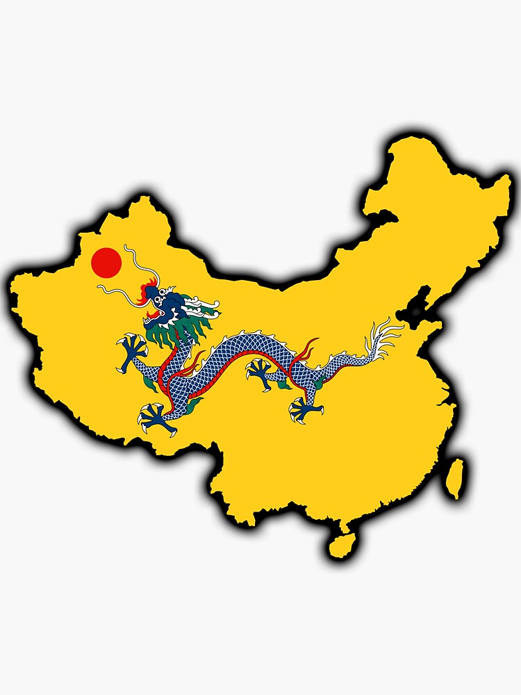 "Qing China" Sticker for Sale by Frogpen | Redbubble