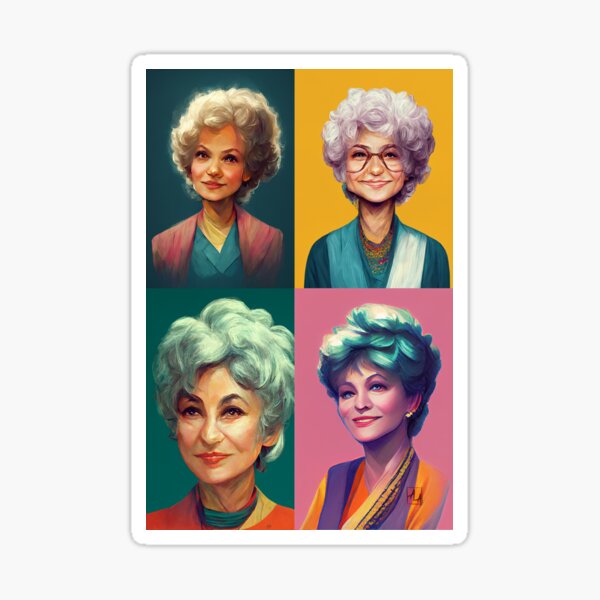 "The Girls" Sticker for Sale by ala-of-art | Redbubble