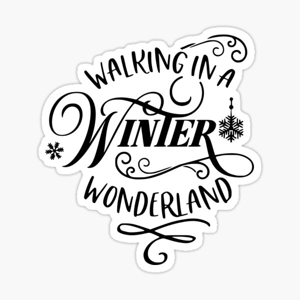"Custom Christmas Holiday Winter Statement Design Walking In A Winter ...