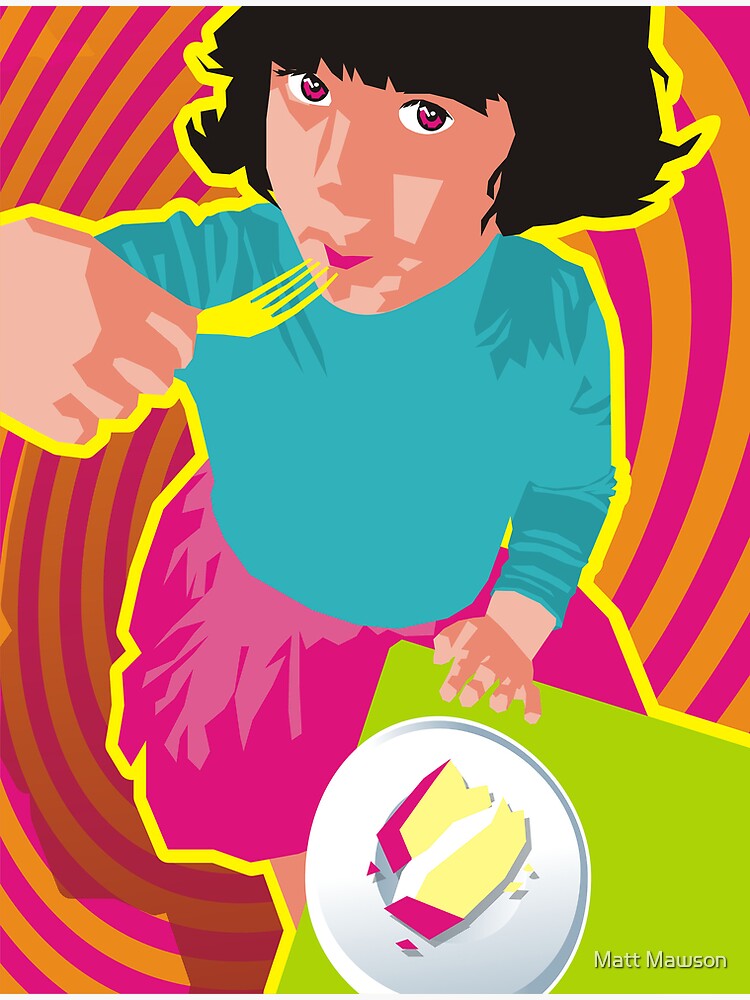 "mmmmmmmmmm cake!" Poster for Sale by mmawson | Redbubble