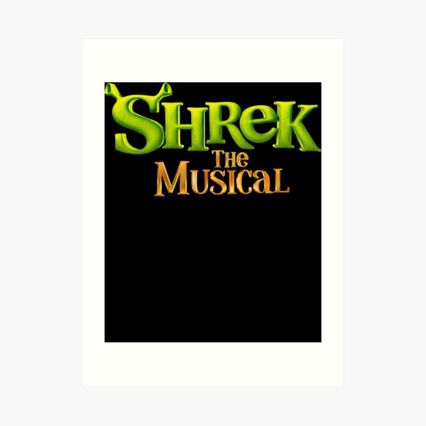"Shrek the Musical Logo" Art Print for Sale by EllenHaney | Redbubble