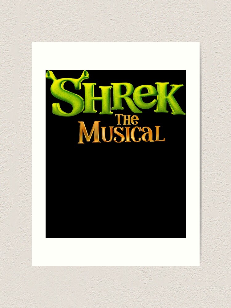 "Shrek the Musical Logo" Art Print for Sale by EllenHaney | Redbubble