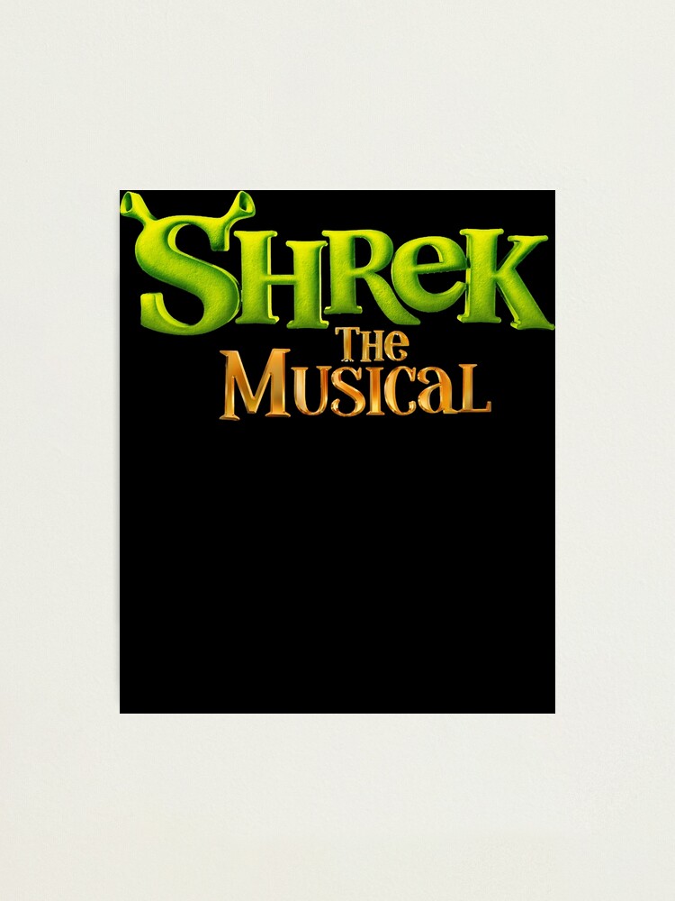 "Shrek the Musical Logo" Photographic Print for Sale by EllenHaney ...