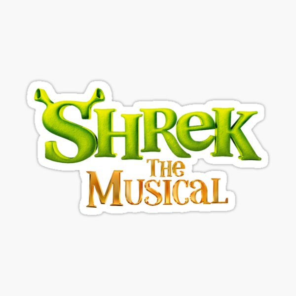 "Shrek the Musical Logo" Sticker for Sale by EllenHaney | Redbubble