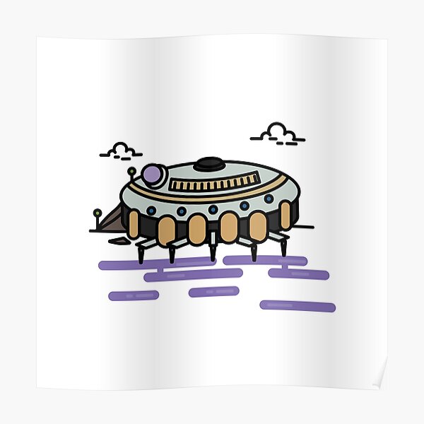 "Frieza Space Ship Dragon Ball" Poster for Sale by Breex | Redbubble