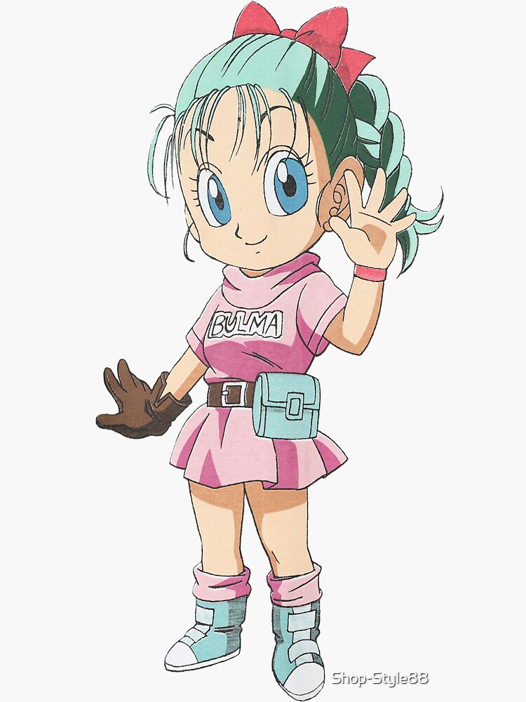 "bulma girl" Sticker for Sale by Shop-Style88 | Redbubble
