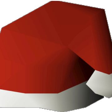 "Santa Hat - runescape " Sticker for Sale by EnjoyMyDesigns | Redbubble