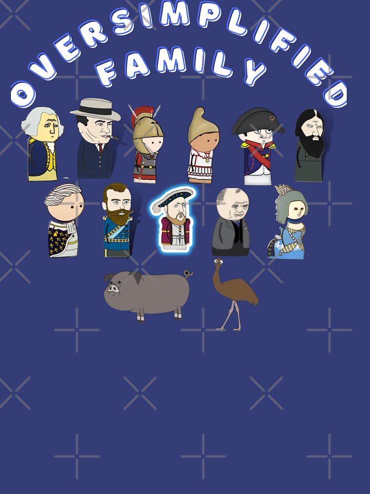 "oversimplified family design is a simple modern design." T-shirt for ...