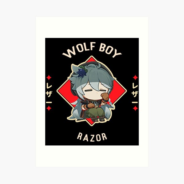 "Razor Chibi - Genshin Impact Chibi Style" Art Print for Sale by B-love ...