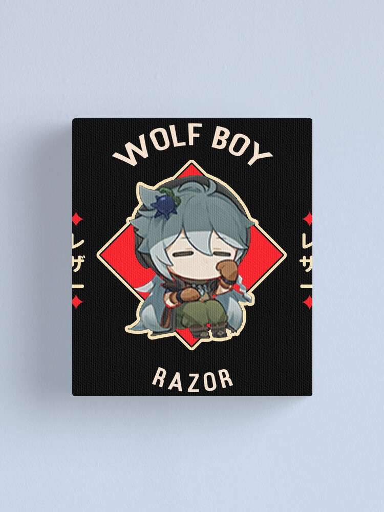 "Razor Chibi - Genshin Impact Chibi Style" Canvas Print for Sale by B ...
