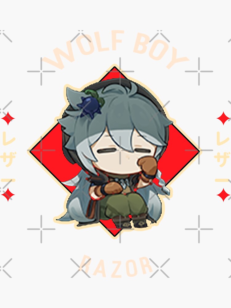 "Razor Chibi - Genshin Impact Chibi Style" Sticker for Sale by B-love ...