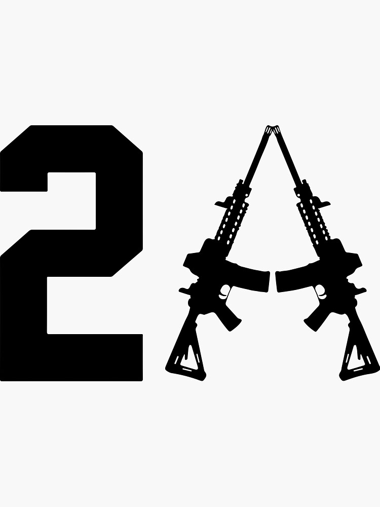 "2nd Amendment Rights Logo" Sticker for Sale by DesireeNeves | Redbubble