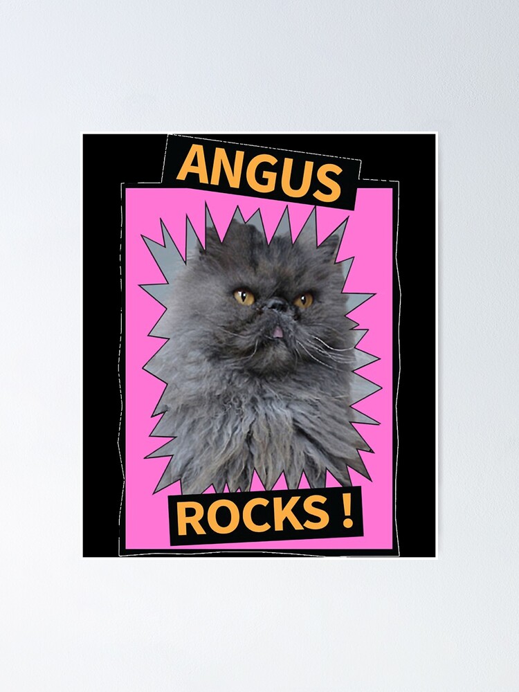 "Angus Rocks Essential" Poster for Sale by TerePear | Redbubble