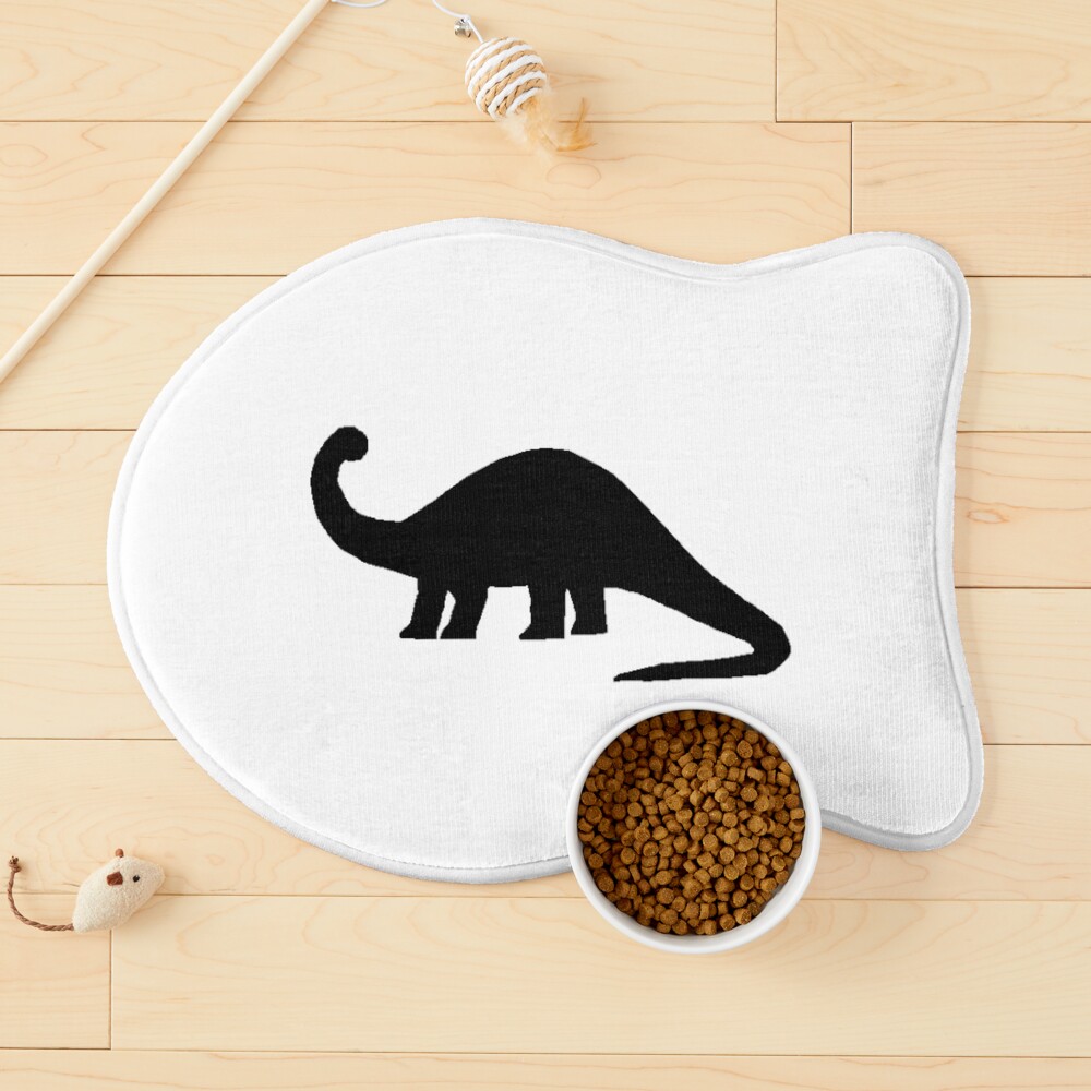 "Brontosaurus - Silhouette" Metal Print for Sale by NaomiWallace321 ...