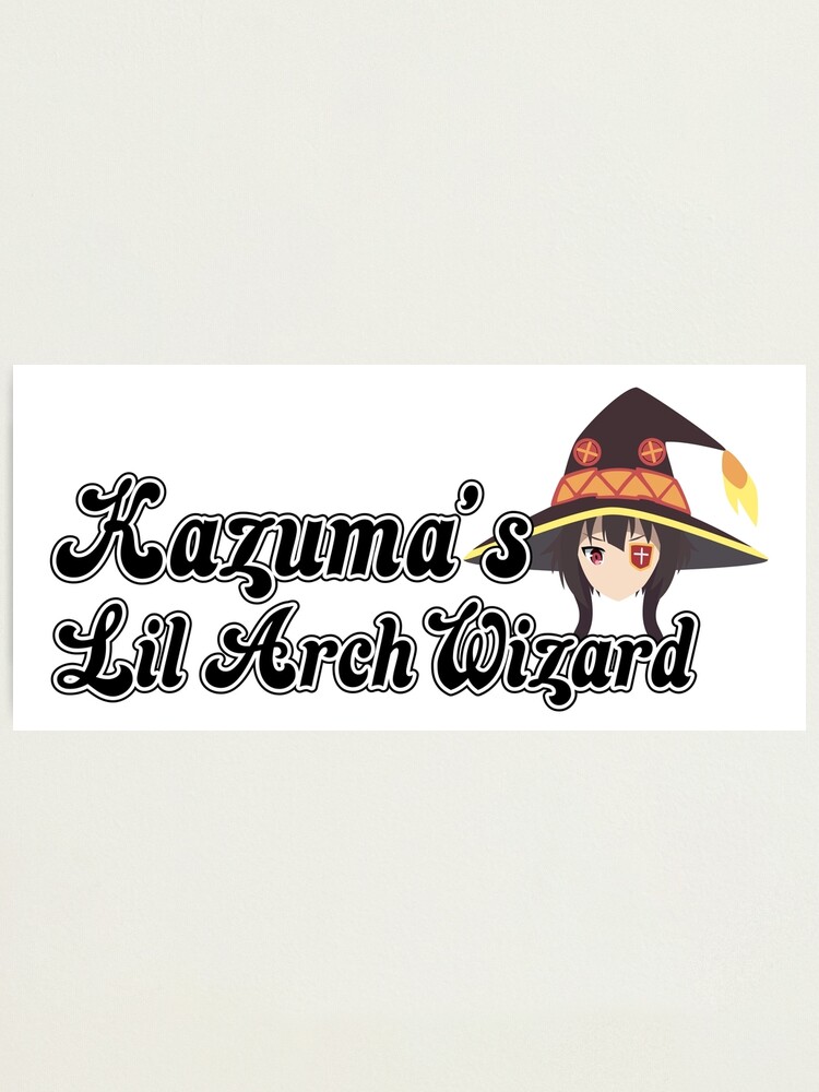 "Kazuma's Lil Arch Wizard (Konosuba Megumin)" Photographic Print by ...