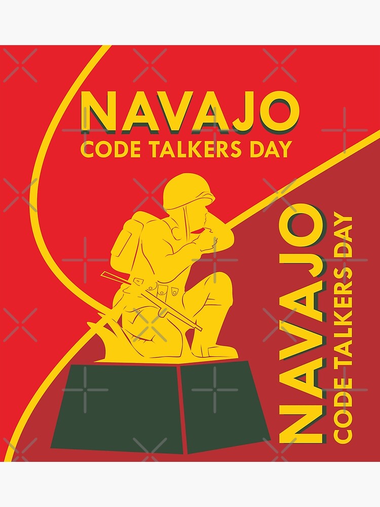 Navajo Code Talkers Day Poster For Sale By Fadzakkir Redbubble