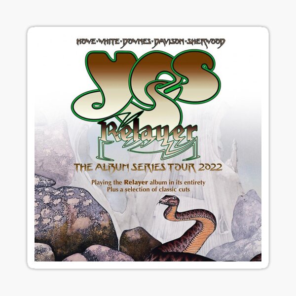 "album series yes tour 2022 masept" Sticker for Sale by varistikk ...