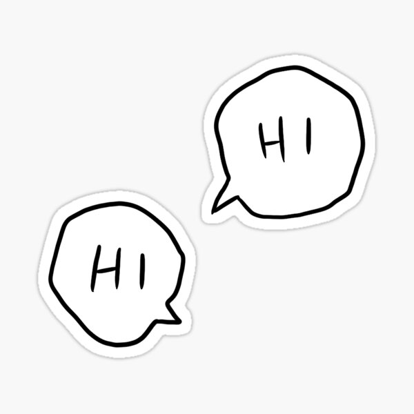 "Heartstopper Hi" Sticker for Sale by Kauz-Draws | Redbubble