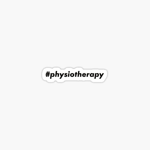 "#physiotherapy" Sticker for Sale by teesaurus | Redbubble