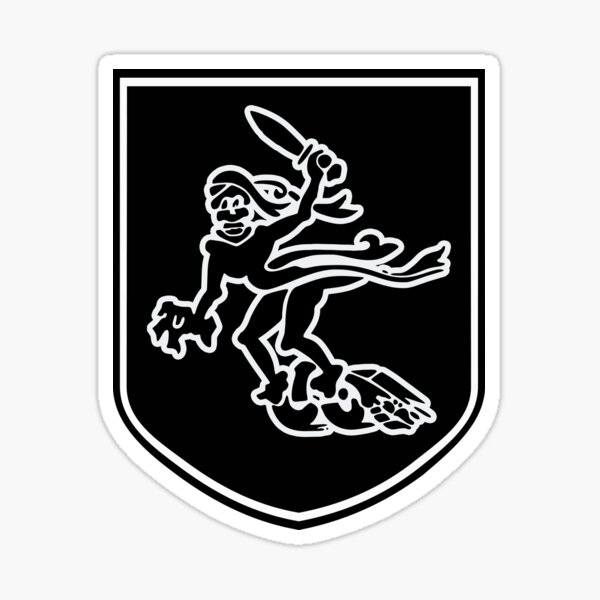 "Ghost Division - 7th Panzer Division - Shield Clean Style " Sticker ...