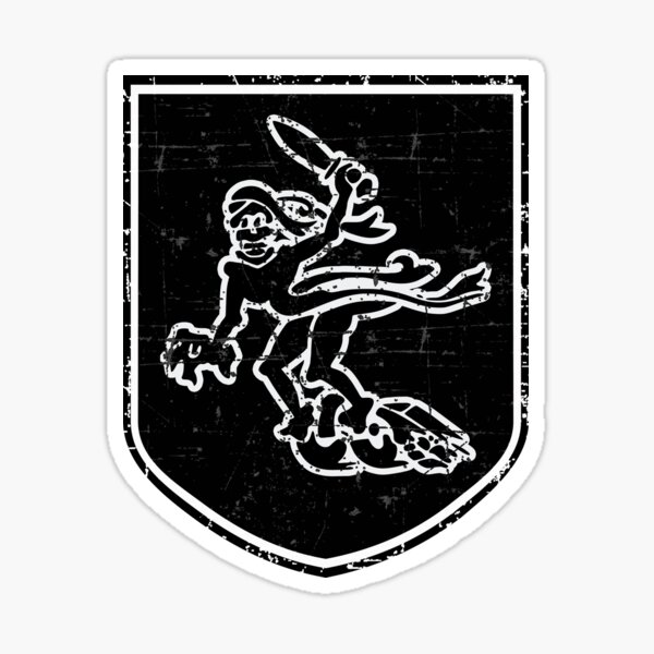 "Ghost Division - 7th Panzer Division - Shield Grunge Style " Sticker ...