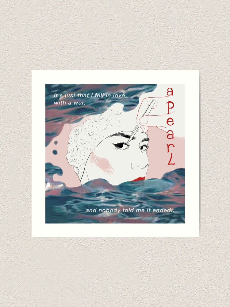 "mitski a pearl album cover redraw" Art Print for Sale by q-1-n-g ...