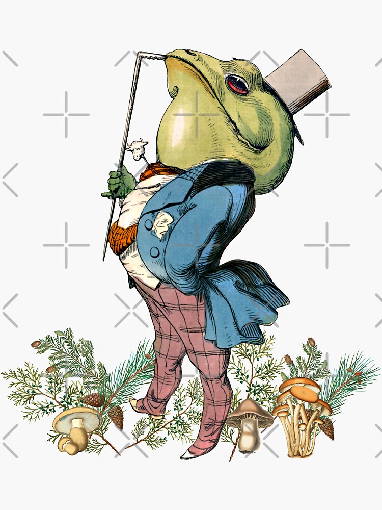 "Cute frog wallpaper - Welcome fall" Sticker for Sale by Rubi16 | Redbubble