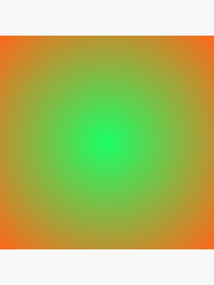 "Neon Orange Radial Gradient #6 | Beautiful Gradients" Sticker for Sale ...