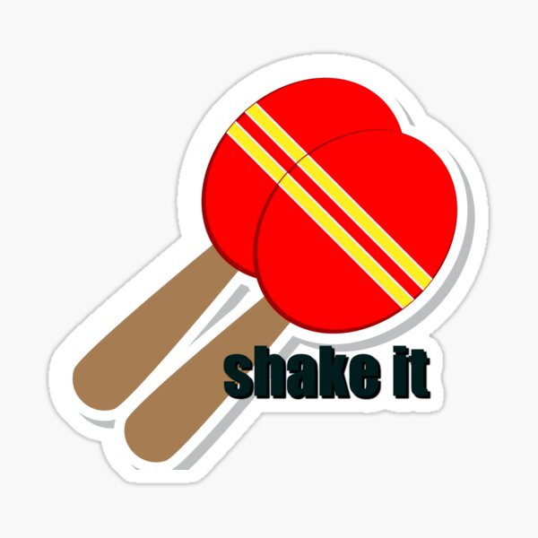 "shake it" Sticker for Sale by kaderlemessi | Redbubble