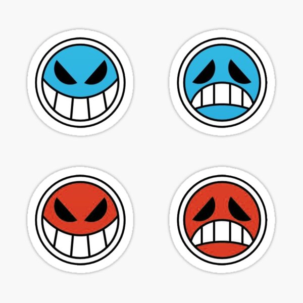 "Ace Icon Stickers One Piece " Sticker by Nokimak | Redbubble