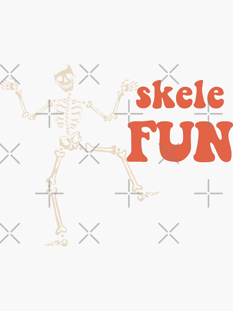 "Skelefun Halloween Puns | Humor Halloween Skeleton | Science Halloween ...