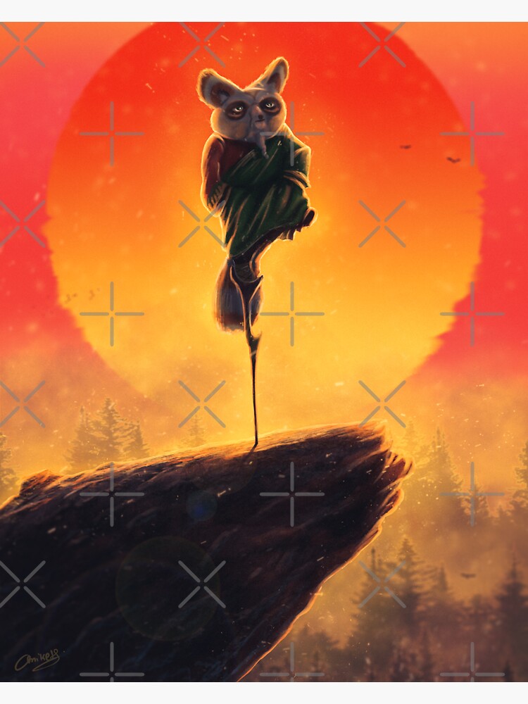 "Master Shifu" Sticker for Sale by WildernessShop | Redbubble