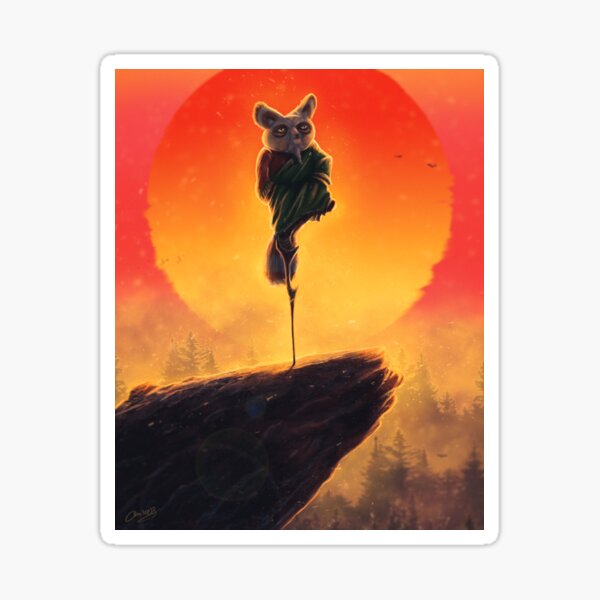 "Master Shifu" Sticker for Sale by WildernessShop | Redbubble