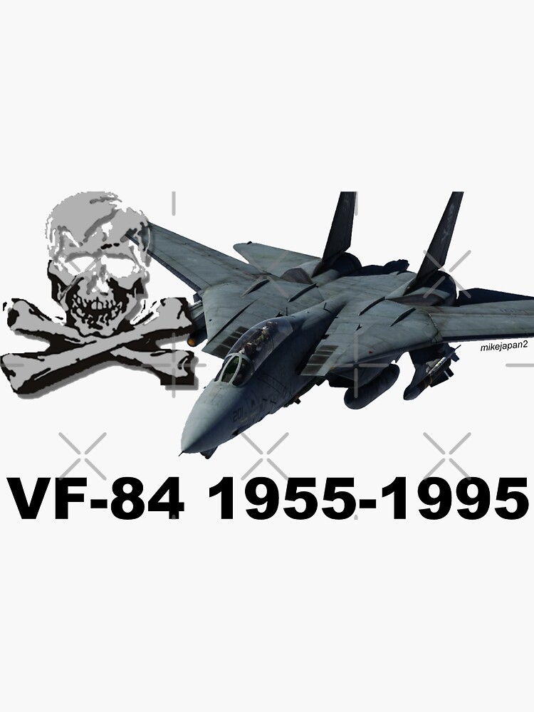 "Jolly Rogers F-14 Tomcat " Sticker for Sale by mikejapan2 | Redbubble