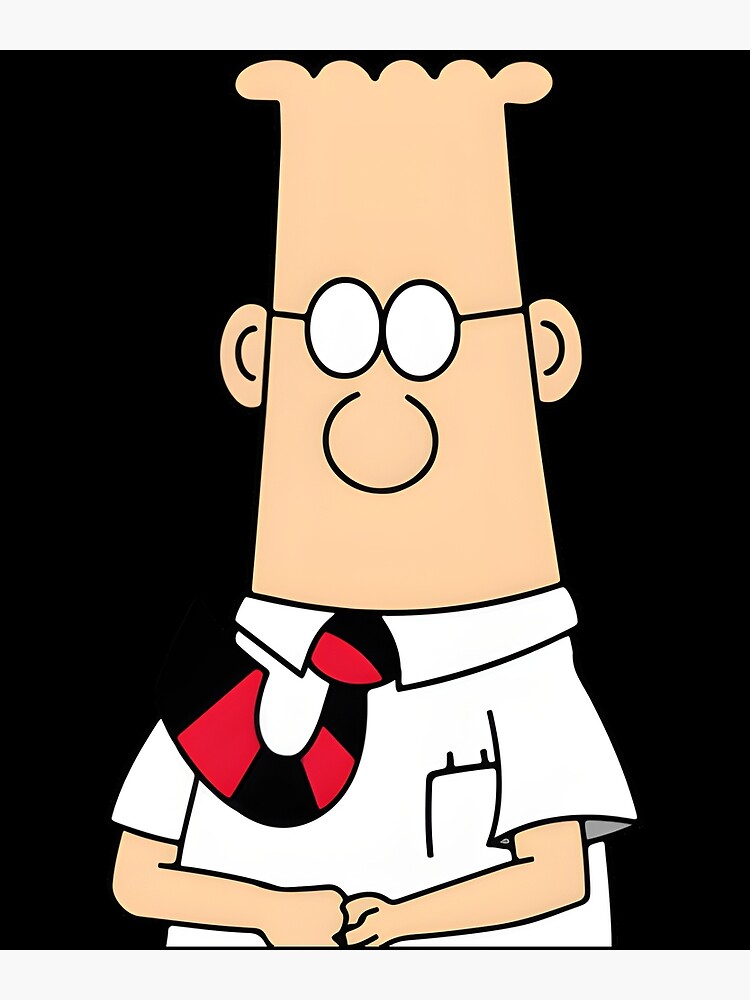 "Dilbert Classic " Poster for Sale by engdaeflinn | Redbubble