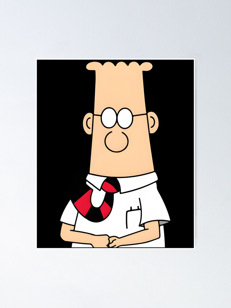 "Dilbert Classic " Poster for Sale by engdaeflinn | Redbubble
