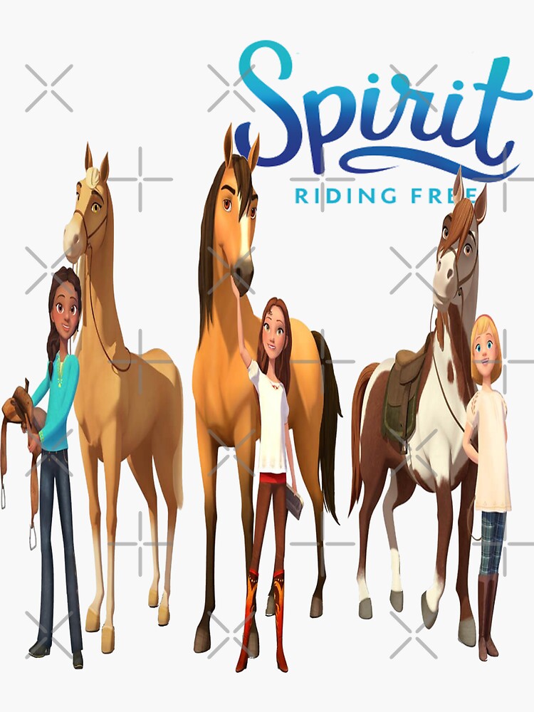 "Spirit Riding Free gift for fans " Sticker for Sale by fatben92 ...