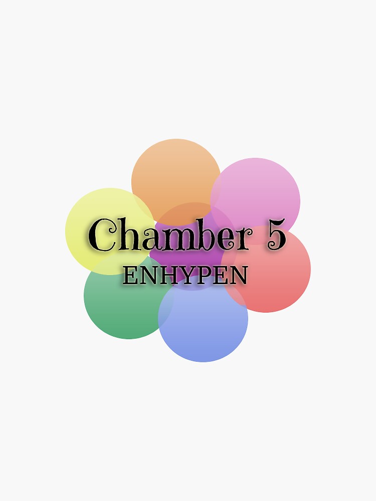 "ENHYPEN chamber 5 members stickers " Sticker for Sale by KaiMaiHai ...
